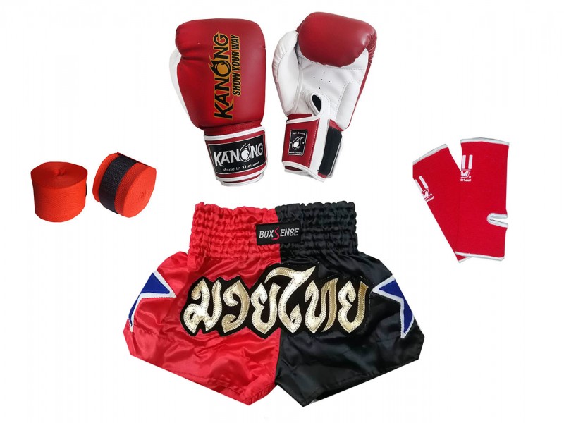 Boxing Kits for Kids : Red | Boxingoutfit.com
